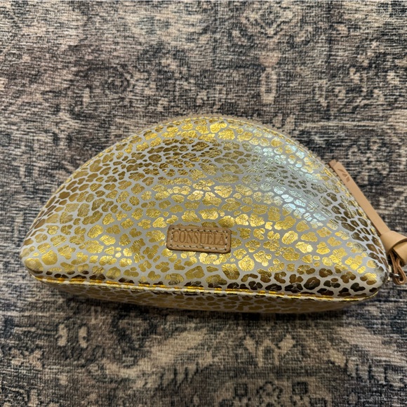 Consuela | Bags | Consuela Gold Leopard Print Womens Bag | Poshmark